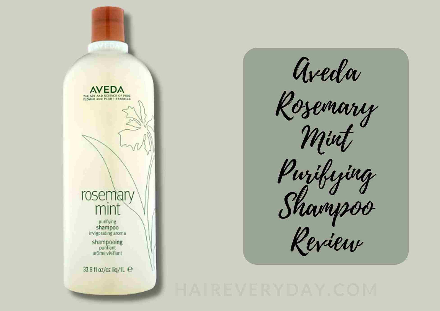 My Genuine AVEDA Rosemary Mint Purifying Shampoo Review | Results Afte ...