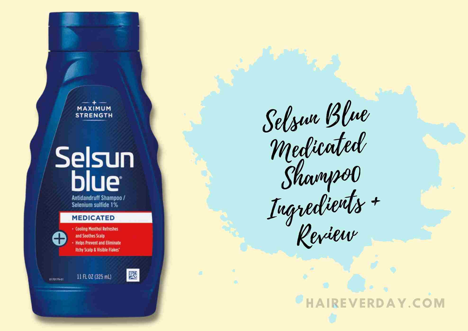 Selsun Blue Medicated Anti-Dandruff Shampoo Ingredients + Review 2026 ...