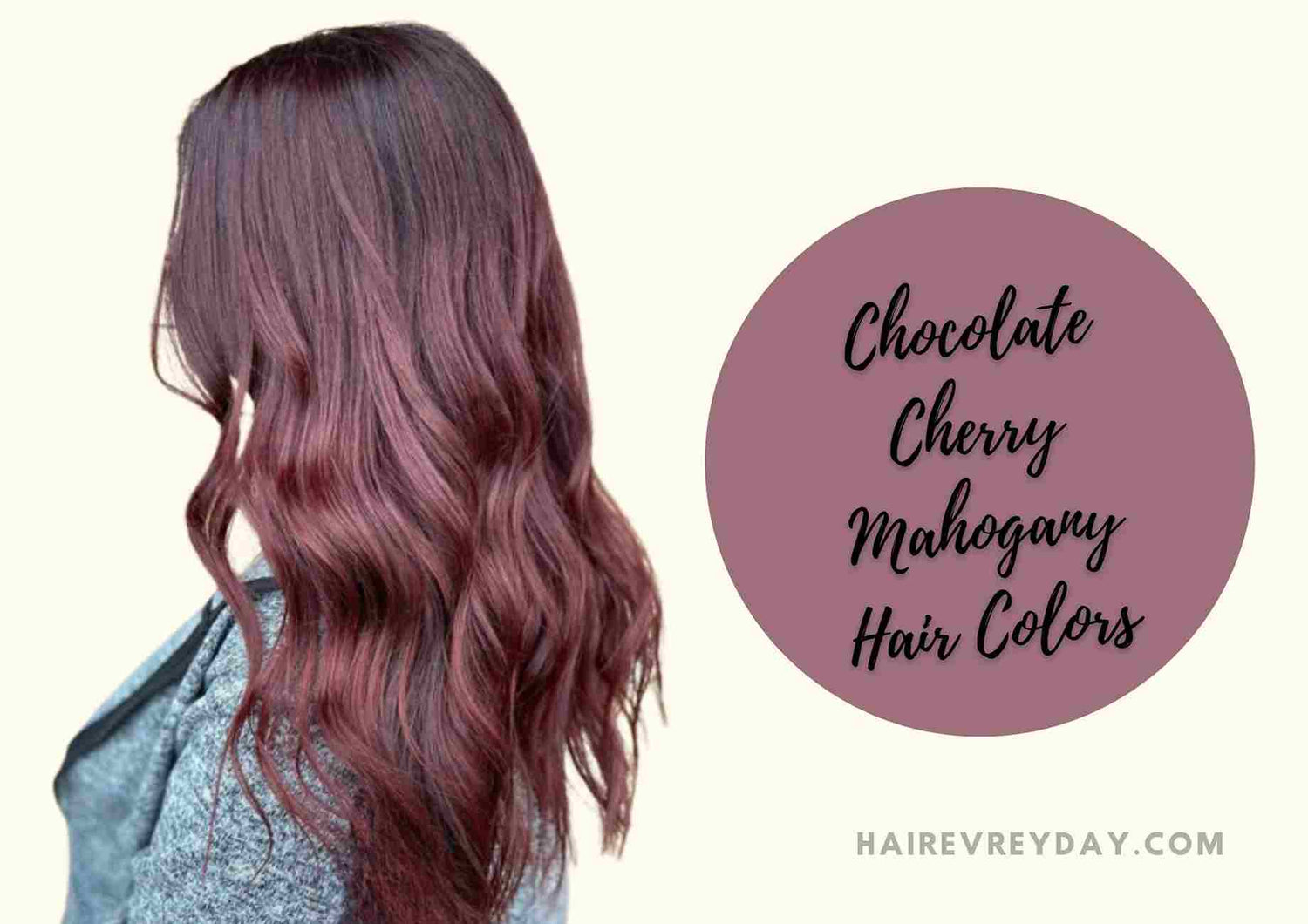 Chocolate Cherry Hair Color | 20 Brilliant Shades Of This Yummy Color ...