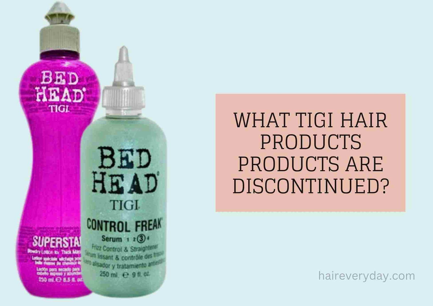 What Tigi Products Are Discontinued In 2026 | Complete List – Hair Everyday