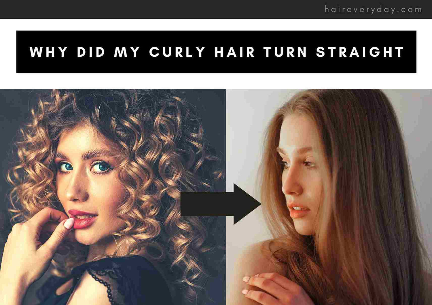 Why Has My Hair Texture Changed From Curly To Straight ? – Hair Everyday